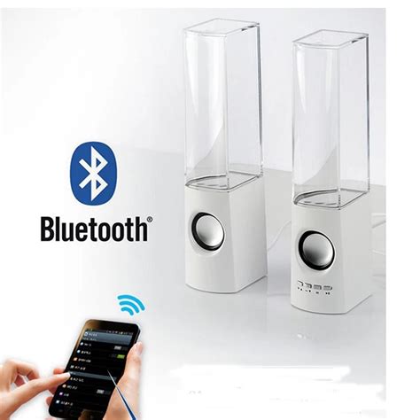 ลำโพง Bluetooth แบบกำหนดเอง ลำโพงน้ำเต้นรำ Bluetooth Light Up โรงงานลำโพงน้ำ