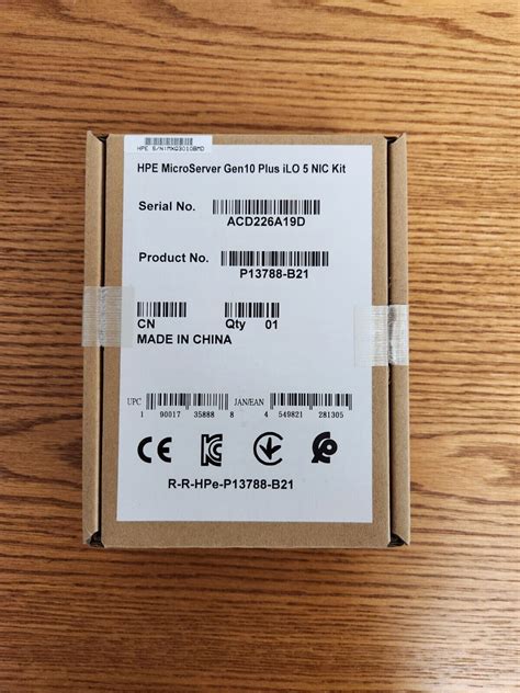 HPE MicroServer Gen Plus ILO Enablement Kit P B For Sale Knoppix Net