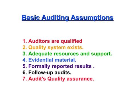 Basic Internal Auditing Presentation Pptx