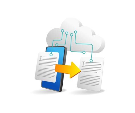 premium vector flat isometric 3d illustration of data transfer