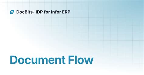Document Flow Docbits Idp For Infor Erp Document Flow Docbits Idp For Infor Erp