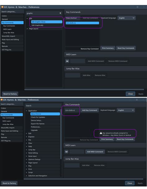 Some Key Commands Quit Working In Dorico 43 Dorico Steinberg Forums