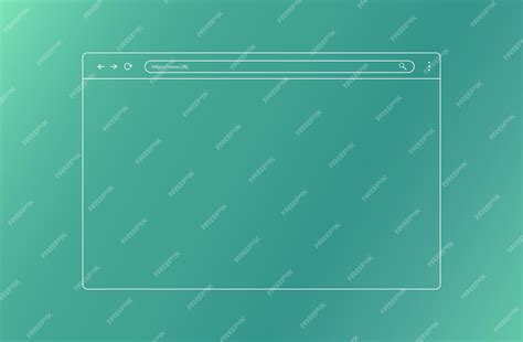 Premium Vector Modern Browser Mockup For Website Webpage User