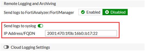 Fortigate Syslog Via Tls
