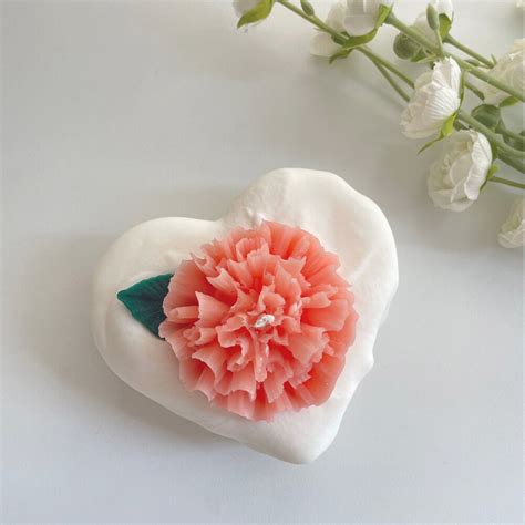 하트 카네이션 케이크 캔들 어버이날 스승의날 감사선물 가정의달 감도 깊은 취향 셀렉트샵 29cm