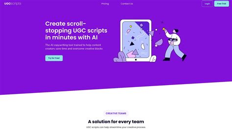 Ugcscripts Ai Powered Ugc Script Creation Tool Creatiai