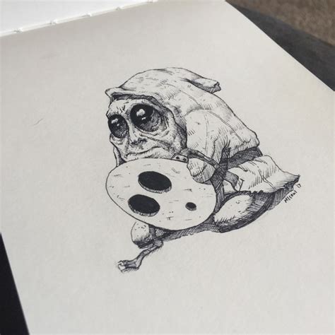 Super Mario Bros Shy Guy Inktober