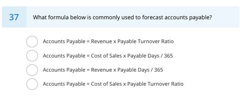 Solved Forecast The Accounts Receivable Using The Following
