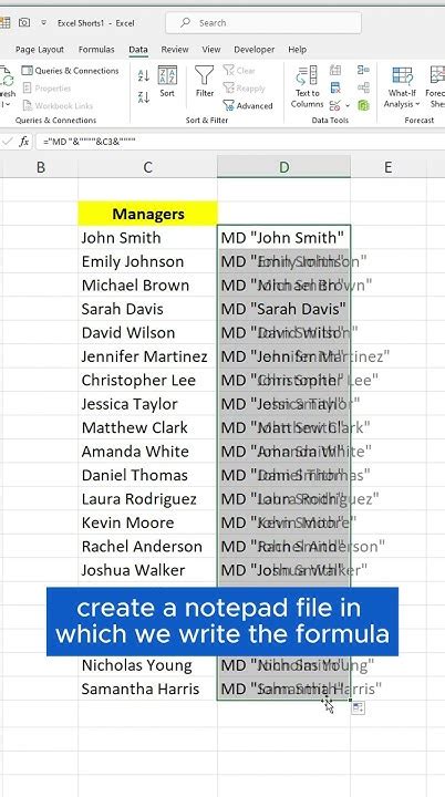 Create Folders From Excel List Notepad 😀👌 Excel Tips And Tricks Youtube