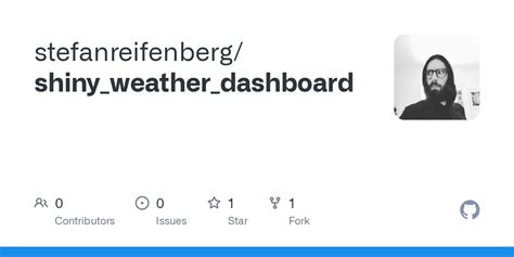 GitHub Stefanreifenberg Shiny Weather Dashboard