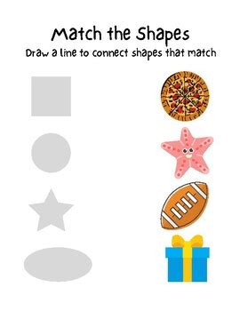 Match To The Shape By MsAmyInK TPT