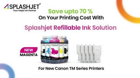 Ink For Canon Ipf Tm5250 Tm5350 Tm5240 And Tm5340 Splashjet Packaging Size 1 Litre At ₹ 6000