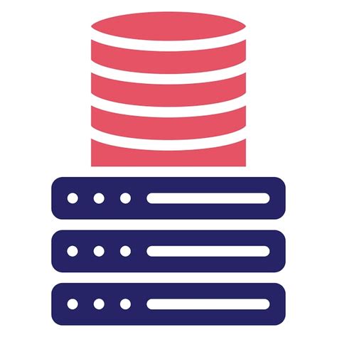 Premium Vector Database Vector Icon Illustration Of Web Hosting Iconset