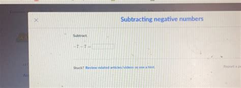 solved counies subtracting negative numbers subtract 7 7 151 stuck