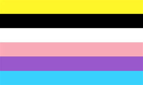 i made my own version of the nonbinary trans flag r queervexillology