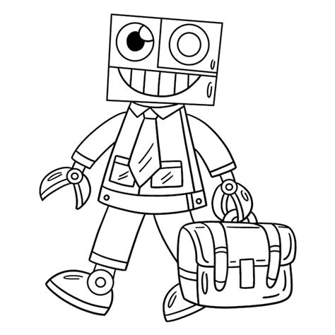 22 페이지 귀여운 로봇 색칠공부 이미지 Freepik에서 무료 다운로드