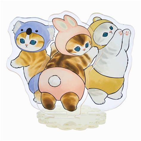 Mofusand Mofumofu Store Large Layer Acrylic Stand Mofusandもふもふマーケット