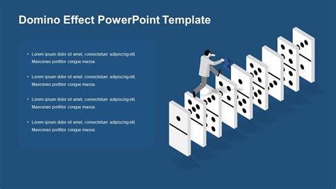 Domino Effect Powerpoint Template