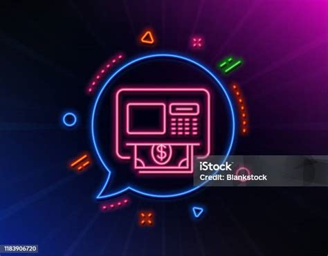 Atm 라인 아이콘입니다 돈 인출 기호 벡터 0명에 대한 스톡 벡터 아트 및 기타 이미지 0명 고급 금융 Istock