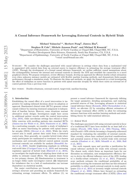 A Causal Inference Framework For Leveraging External Controls In Hybrid