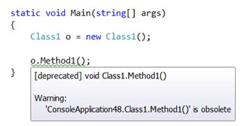 How Can We Mark A Method As Deprecated In C CodeProject