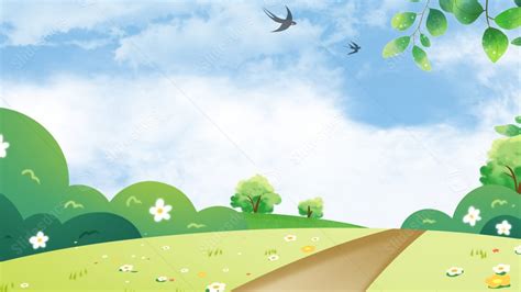 Spring Landscape Chinese Style Spring Powerpoint Background For Free