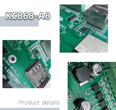 kincony kc868 a8 esp32 wifi ethernet rs232 usb relay module