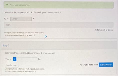 Solved The Figure Shows A Two Stage Vapor Compression