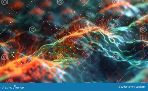 A Fluorescence Microscopy Image Of A Cell Undergoing Gene Silencing