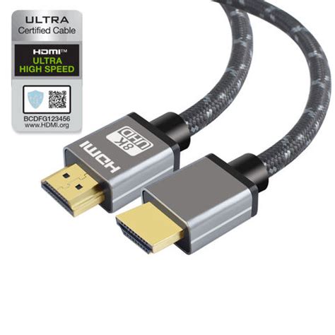 K Hdmi Uhd Cable Hdtv D K P Hdr Hz Gbps Dolby Hdcp With Certification Label