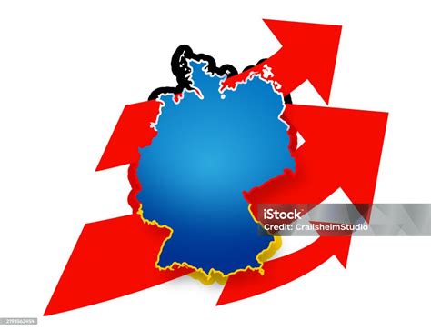 Blue Map To Vote Germany Afd Blue Federal Election And Upwards Red