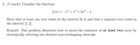 Solved 2 5 Marks Consider The Function Fx−x5x42x2−1