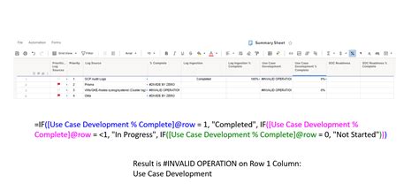 invalid operation with if formulas — smartsheet community