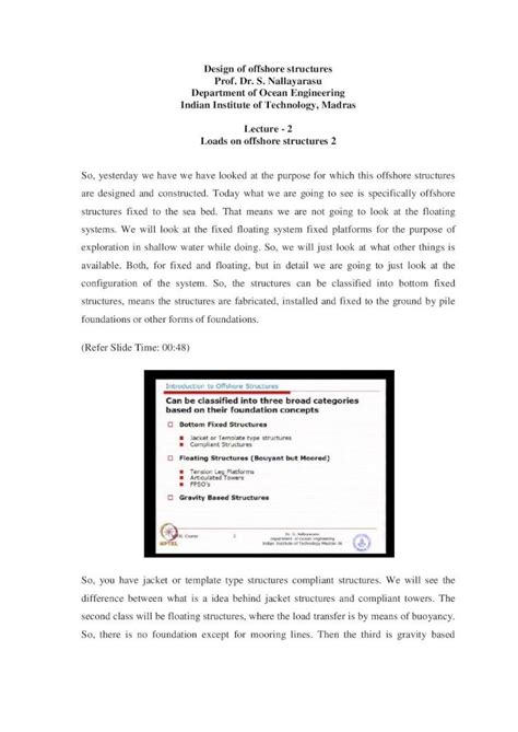 Pdf Design Of Offshore Structure Dokumen Tips