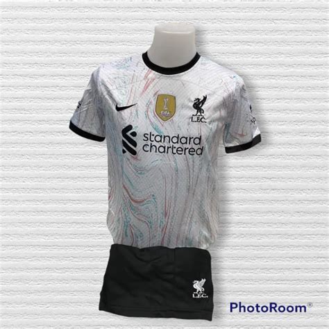 เสื้อฟุตบอล ชุดกีฬา ลิเวอร์พูล สีขาว Liverpool 2022 23 เนื้อผ้าดีใส่สบาย ลูกค้าสนใจสั่งได้เลยนะด
