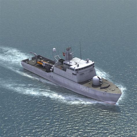 Flyvefisken Class Patrol Boat 3d Model 149 Max X Wrl Obj Ma Flt Fbx Dwg Dae 3ds