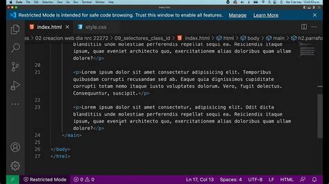 Selectores Class Y Id Youtube