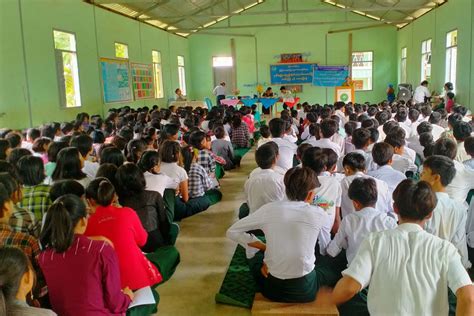 တောင်တွင်းကြီးမြို့နယ် ငမင် အခြေခံပညာအထက်တန်းကျောင်းခွဲတွင် အသိပညာပေးဟောပြော ပွဲဆောင်ရွက