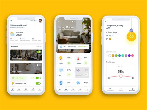 Smart Home App By Jatin Lathiya On Dribbble