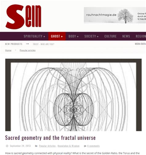 Sacred Geometry And The Fractal Universe ArgosVu