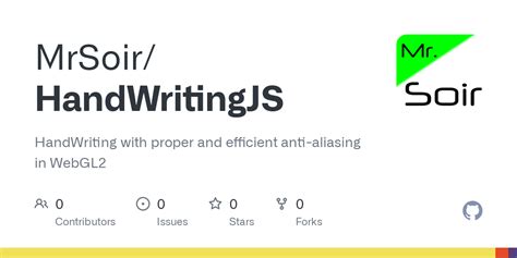 Github Mrsoirhandwritingjs Handwriting With Proper And Efficient Anti Aliasing In Webgl2