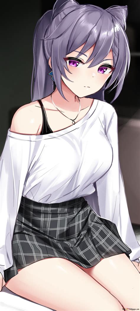 Beautiful Hot Keqing Genshin Impact Hd Wallpaper Download