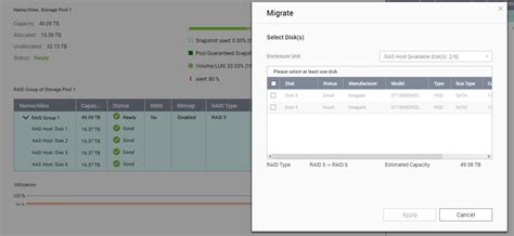 Updating From 4 Disk Raid 5 To 6 Disk Raid 6 R Qnap