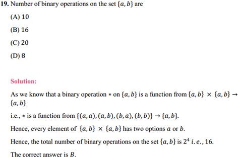 Ncert Solutions For Class 12 Maths Chapter 1 Relations And Functions
