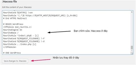 cách tạo và chỉnh sửa file htaccess của wordpress bkhost