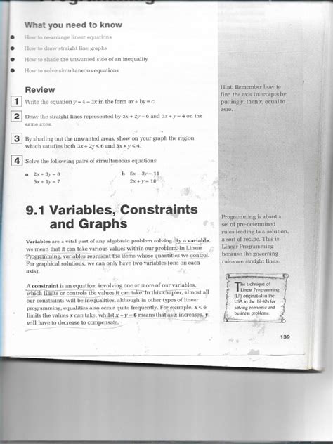 linear programming pdf