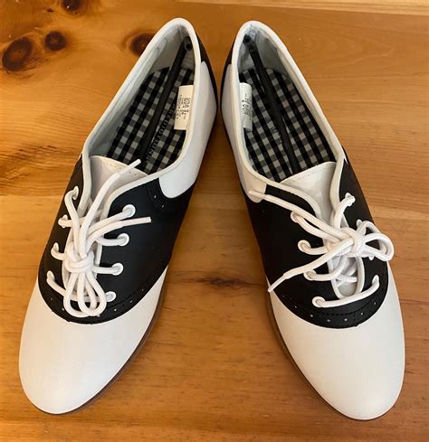 Predictions Vintage Saddle Shoes Retro 1950s Style Womens Size 9