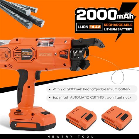 Buy Newtry Upgraded Rebar Tie Gun Automatic Rebar Tier Machine Tying Gun 1 1 57 Steel Bar