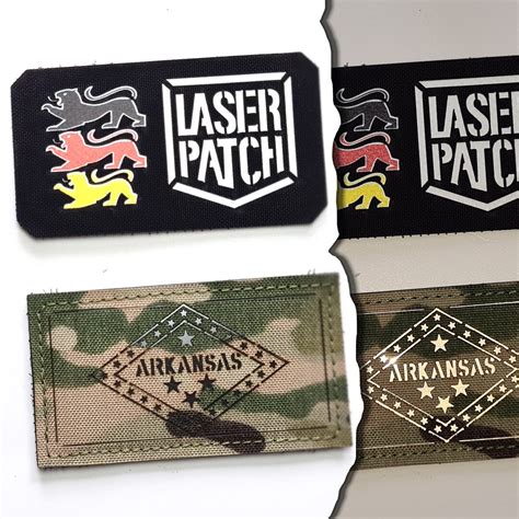 Arkansas State ARK Flag 3 5x2 Laser Cut Patch With Velcro Etsy