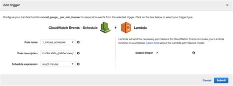 Amazon Web Services Invoke Aws Lambdas Regularly Every 1 Minute
